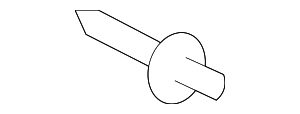 90269-04054 - Rocker Molding Rivet - 2003-2021 Toyota | OEM Genuine ...