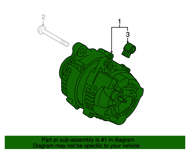 37300-3L050RU - Alternator 2017-2021 Kia | Kia.Parts Store