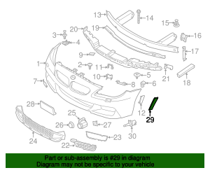 63-14-7-845-429 - Reflector Panel 2012-2019 BMW | AutoNationParts.com