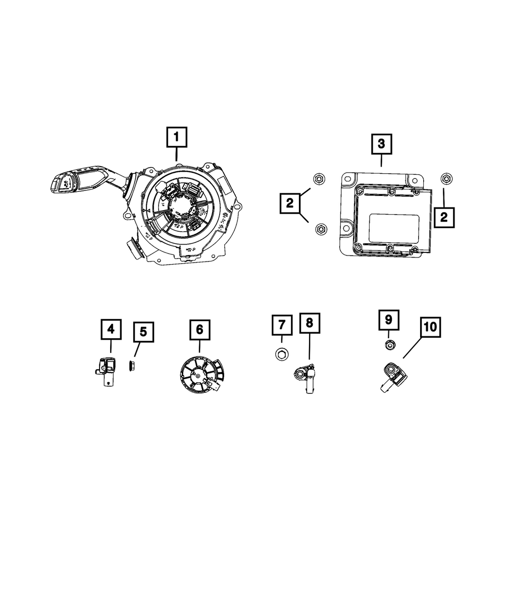2024-2025 Mopar Acceleration Sensor 68570271AA | Mopar eStore