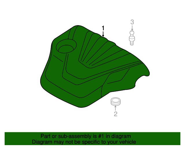 29240-2B600 - Engine Cover - 2012-2017 Hyundai | World OEM Parts Hyundai