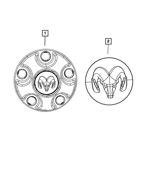 Wheel Covers and Center Caps for 2022 Ram 1500 Classic | Mopar eStore