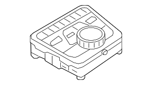 8W0-919-614-T - Infotainment Display Control Switch 2017-2023 Audi ...
