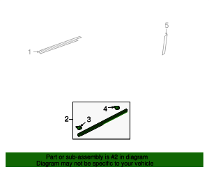 80870-CG000 - Door Molding 2003-2005 Infiniti | AutoNationParts.com