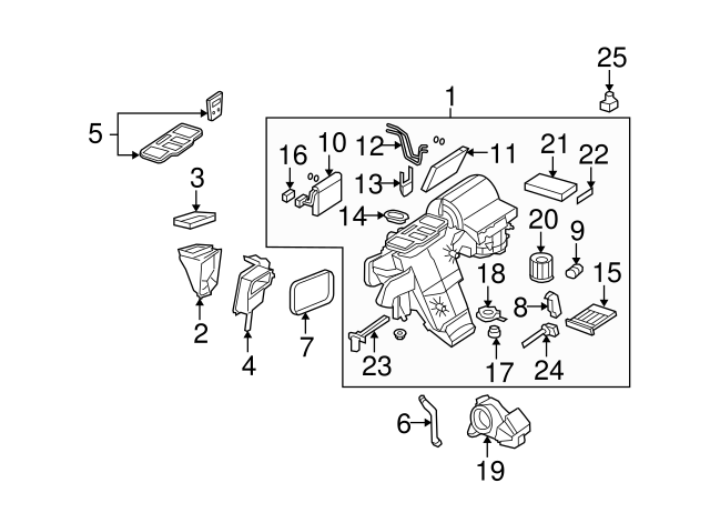 164-835-05-07 - Blower Motor 2006-2012 Mercedes-Benz | Mercedes-Benz ...