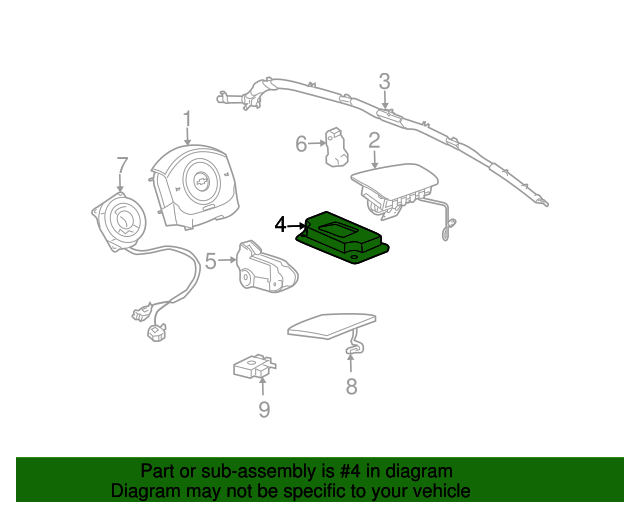 2007 GM Sdm Module 25783915 | TascaParts.com