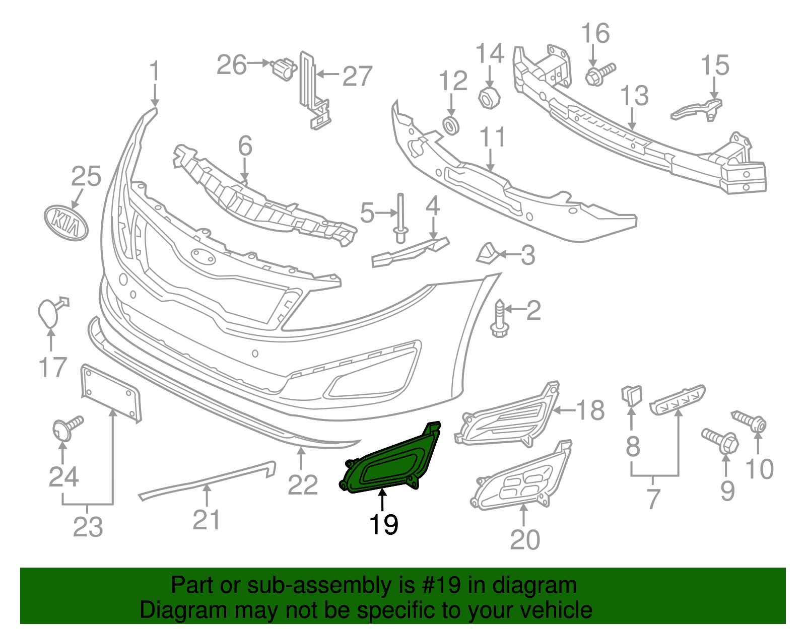 86563-2T500-DS - Trim Molding 2014-2015 Kia Optima | Kia.Parts Store