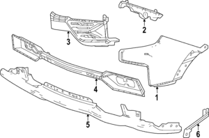 2022-2025 Chevrolet Silverado 1500 Plate 85589118 GM | GMPartsDirect.com