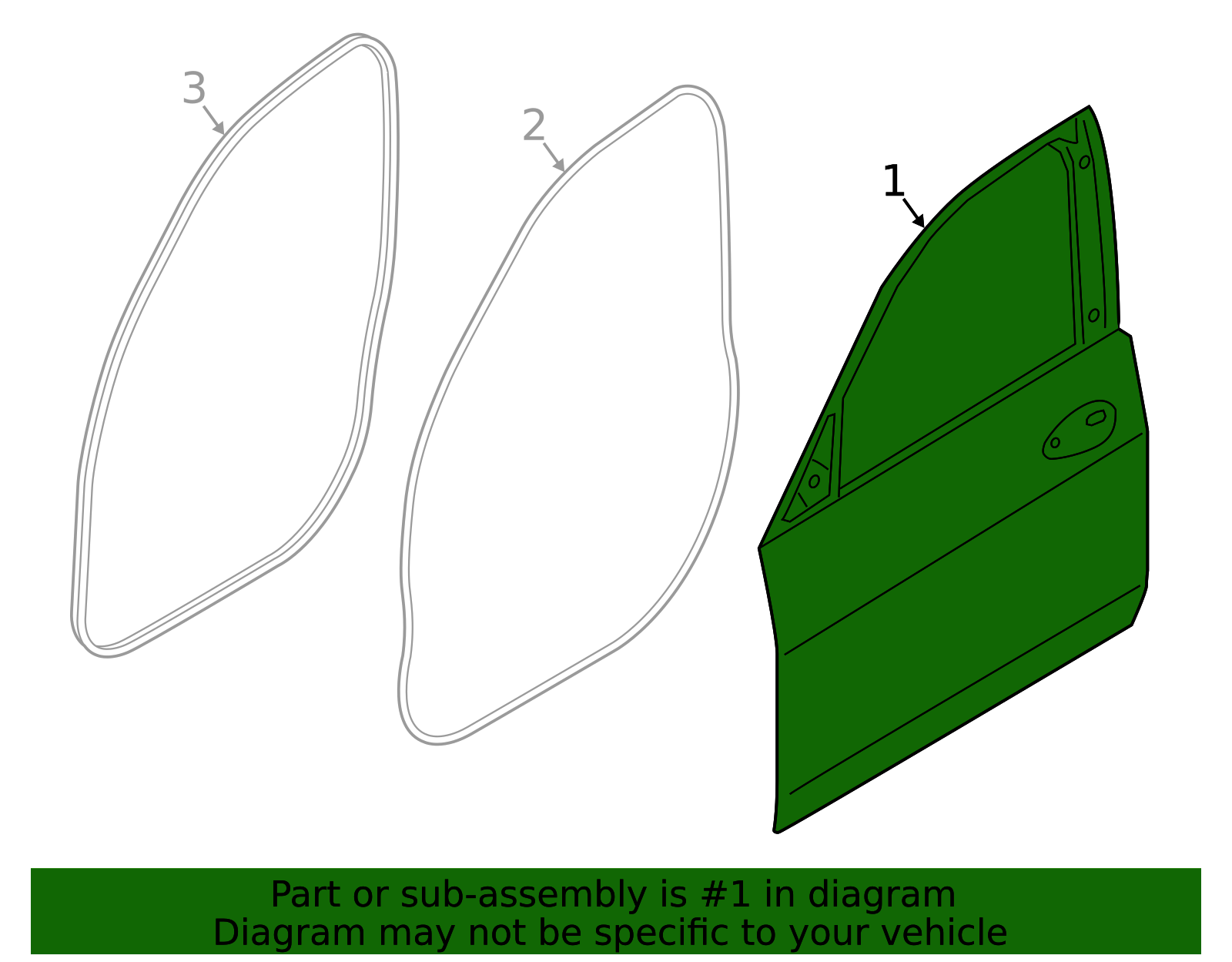 41518738552 - 2019-2025 BMW X5 Door Shell (41-51-8-738-552) | BMW of ...