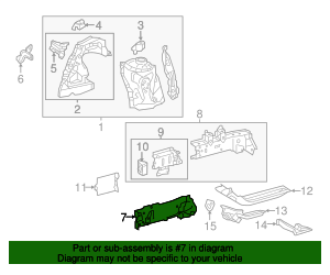 57025-52010 - Outer Rail - 2007-2019 Toyota | Lithia Toyota Parts