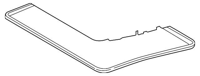 2000-2006 Mercedes-Benz Sunroof Glass Seal 215-780-00-98 | MB OEM Parts
