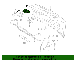 31440242 - Lock Actuator 2007-2016 Volvo S80 | AutoNationParts.com