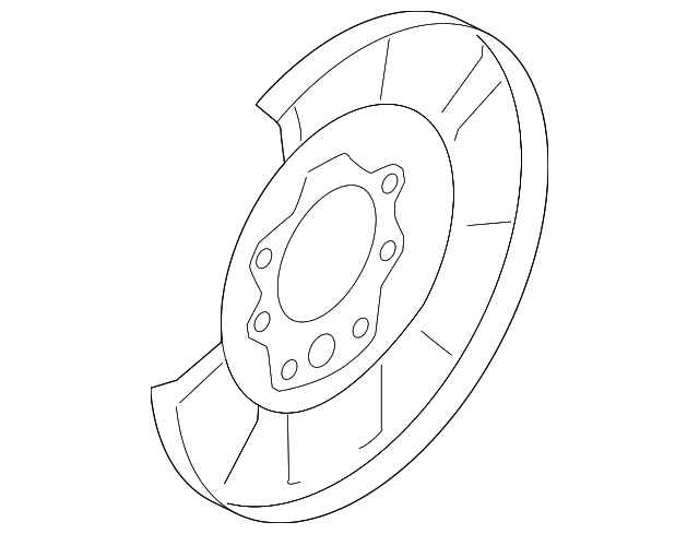 2007-2017 Nissan Backing Plate 44020-CY01B | QuirkParts