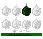 Genuine BMW 36-11-6-861-225 | 19" Style 620 V-Spoke Reflex Silver Light ...