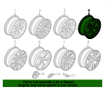 Genuine BMW 36-11-7-850-579 | 19" Style 647M Double Spoke Light Alloy ...