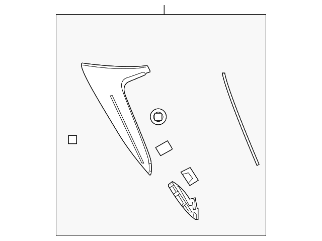 2016-2023 Mazda CX-9 Lower Extension TK48-51-9B0F | RealMazdaParts.com