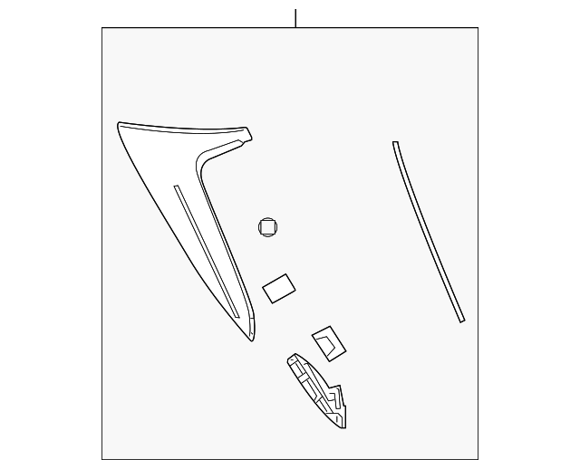 2016-2020 Mazda CX-9 Lower Extension TK48-51-9B0F | RealMazdaParts.com