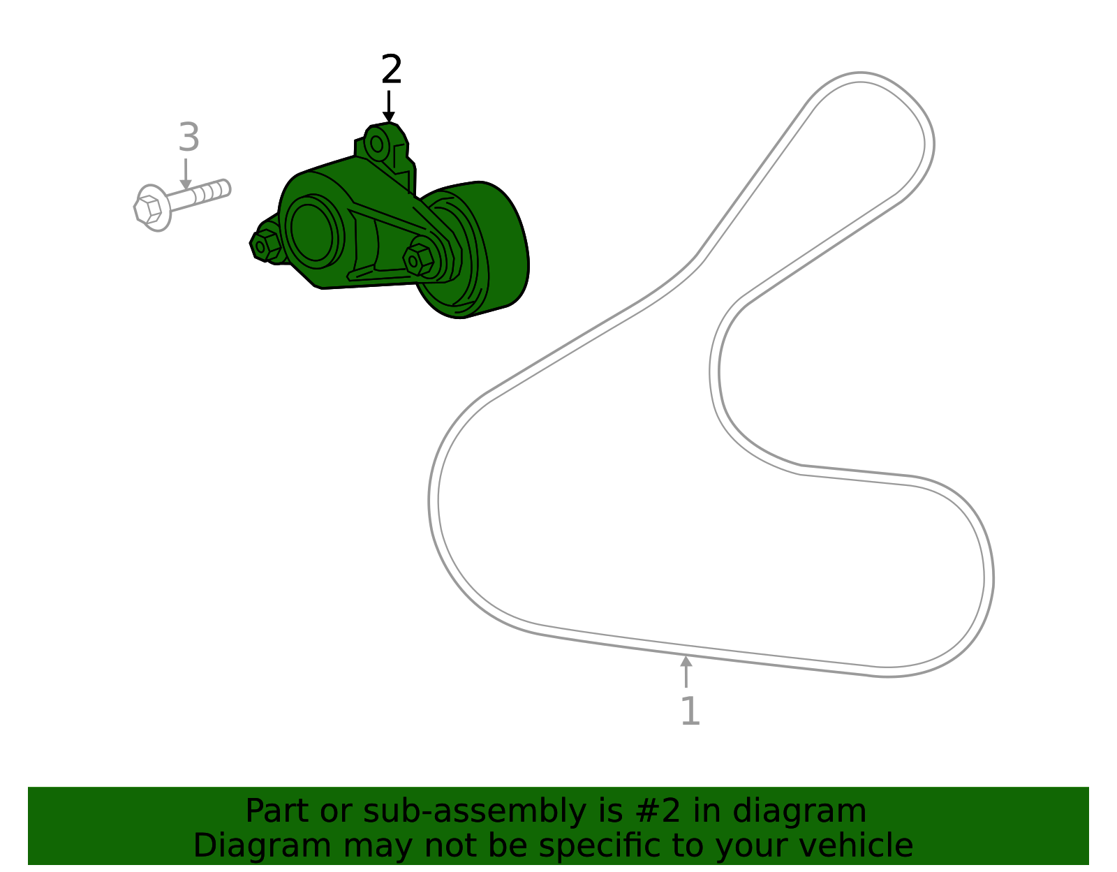 2020-2022 Toyota Corolla Serpentine Tensioner 16620-0T040 | Toyota ...