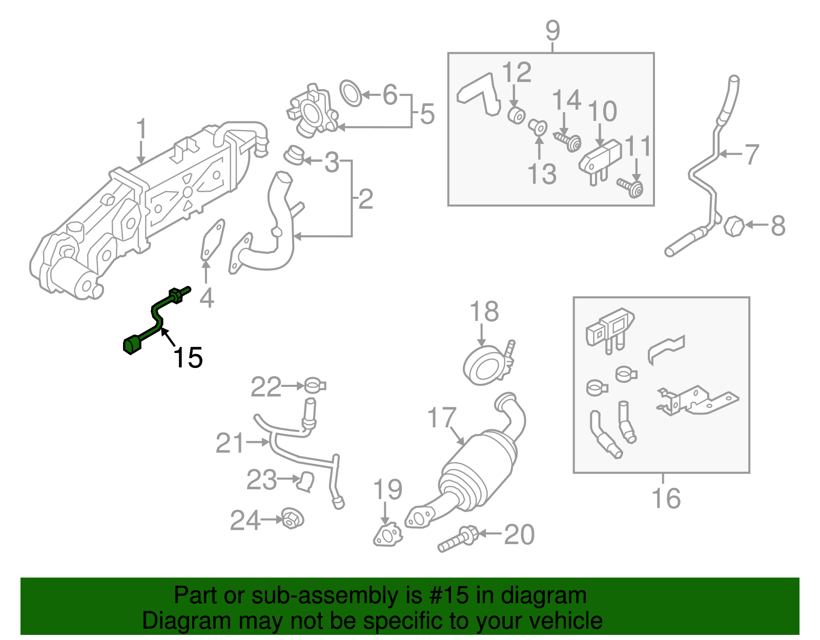 2012-2015 Volkswagen Temp Sensor 03L-906-529-B | OEM Parts Online