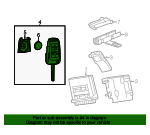 2010-2017 Buick Key Asm-Dr Lk & Ign Lk Fldg (W/ R/Con Dr 13585206 | GM ...