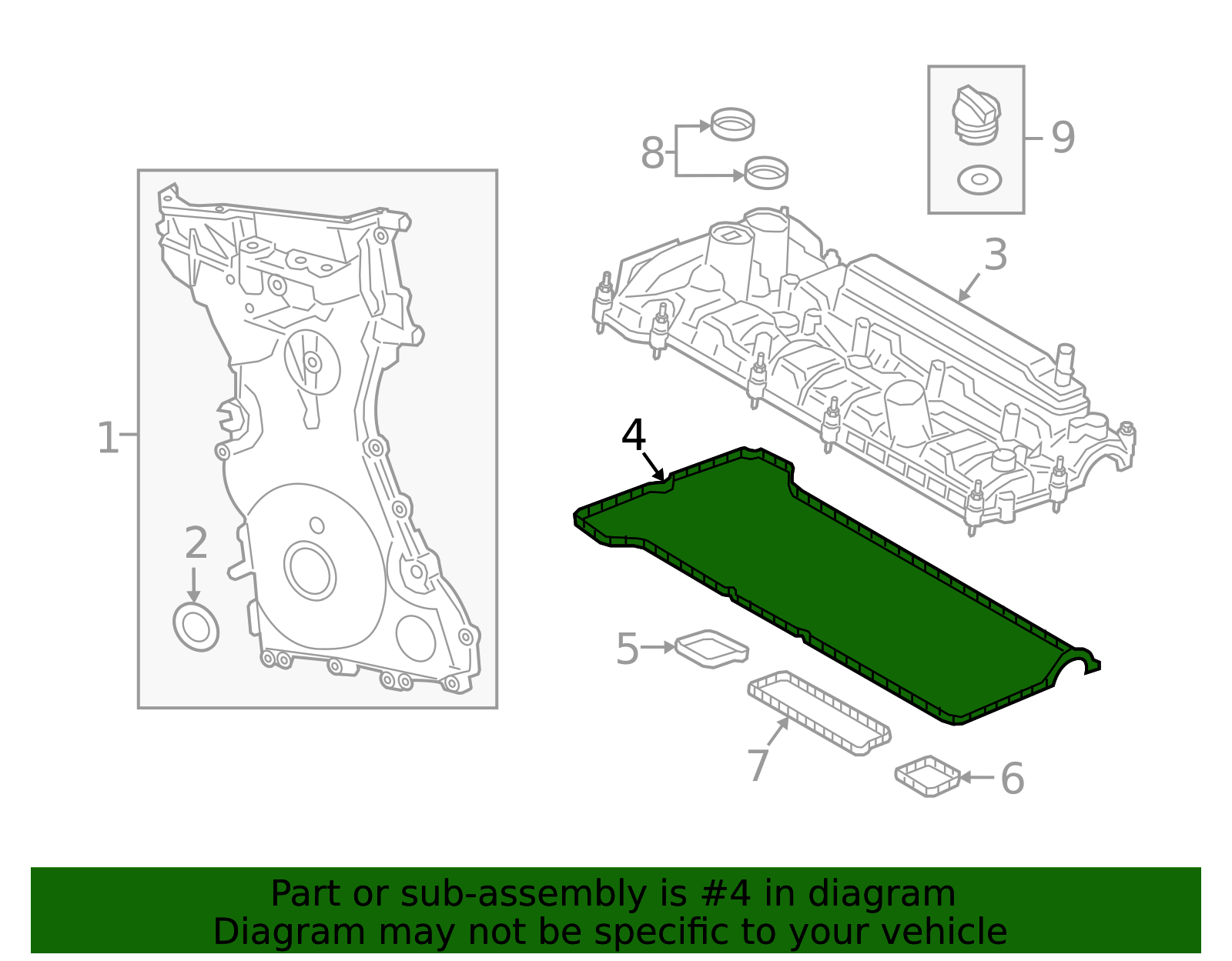 2019-2023 Ford Transit Connect Valve Cover Gasket JX6Z-6584-C | QuirkParts