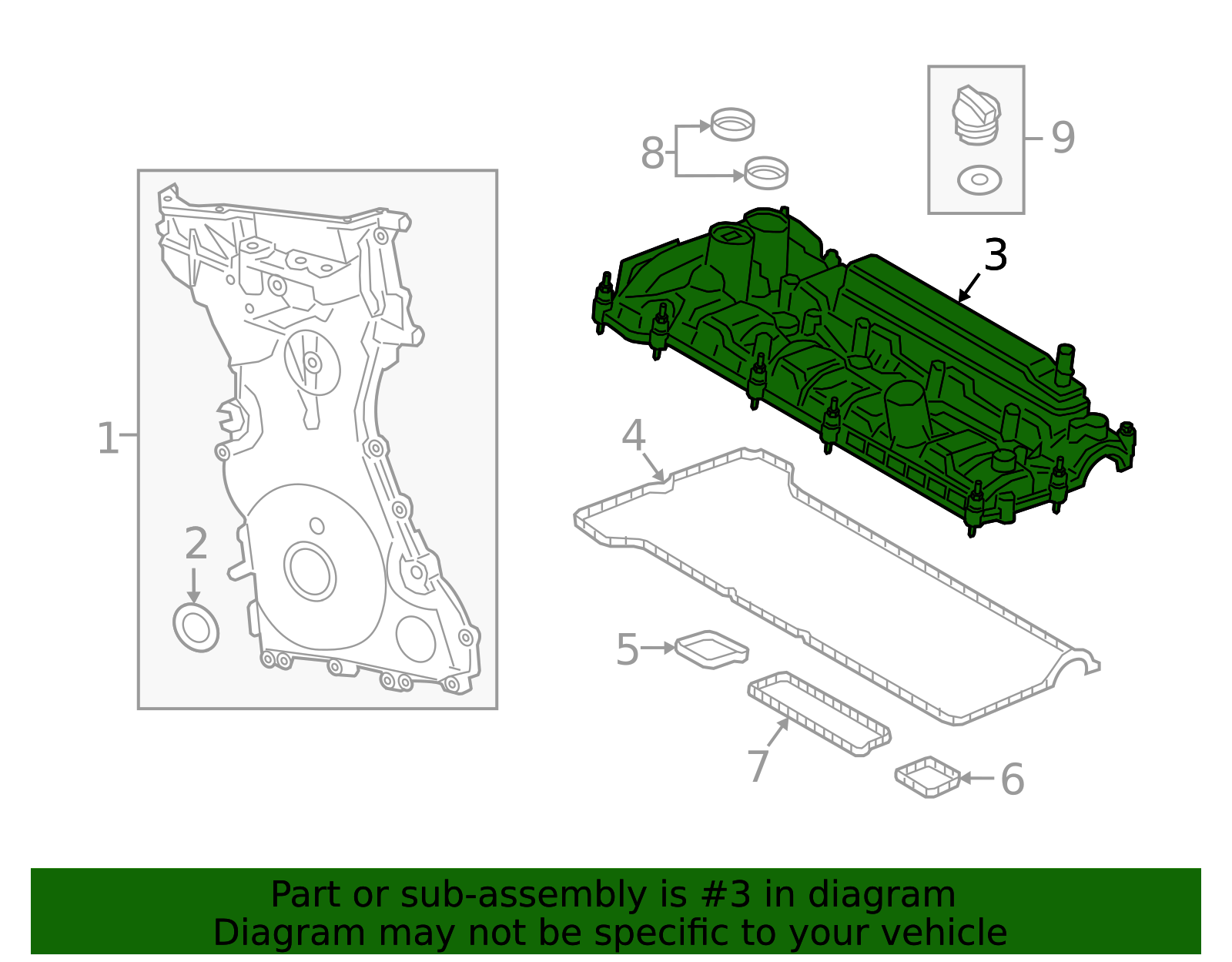 2019-2023 Ford Transit Connect | Valve Cover | JX6Z-6582-B | Walls ...