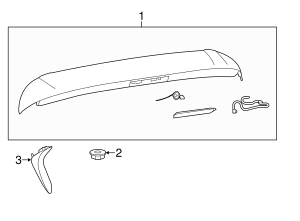 2013-2015 Infiniti Spoiler Wing 96033-3JA0A | Infiniti Parts Online