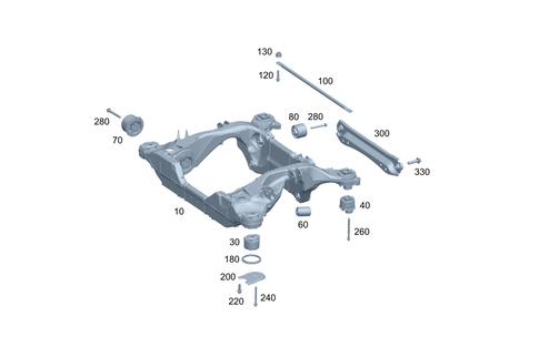 Rear Axle Carrier for 2023 Mercedes-Benz EQE 350 | Mercedes-Benz USA Parts