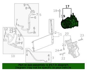 2020-2023 GM Air Conditioning Compressor 86789839 | TascaParts.com