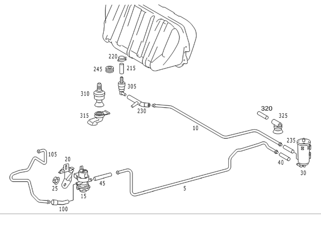 1998-2020 Mercedes-Benz Valve 000-470-29-93 | Mercedes-Benz Parts