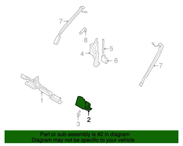 81230-3J100 - Latch Assembly 2007-2012 Hyundai Veracruz ...