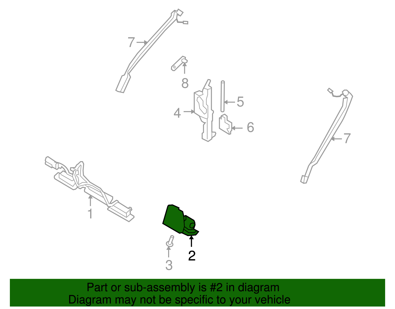81230-3J000 - Latch Assembly 2007-2012 Hyundai Veracruz | AutoNation Parts