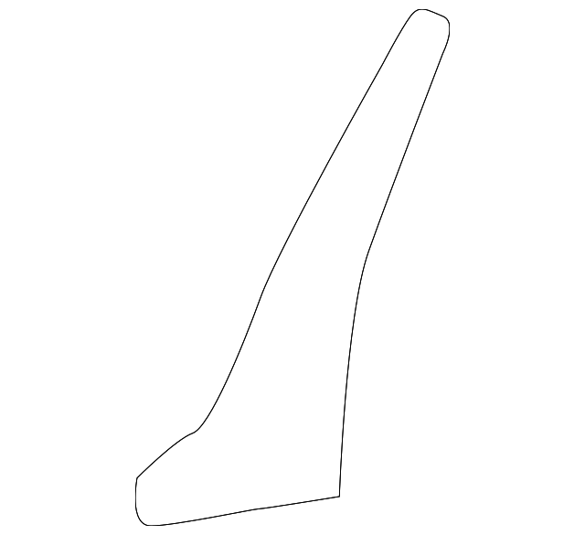 58742-0D050 - Quarter Panel Protector - 2014-2018 Toyota Yaris | Nucar ...