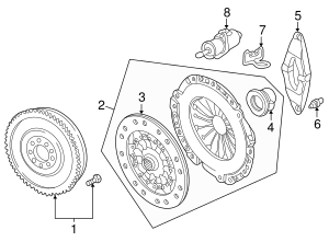 Genuine BMW 21-51-7-570-284 | Clutch Release Bearing Clip | FREE ...