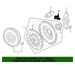 21517570284 - Clutch Release Bearing Clip 1997-2021 BMW | Genuine BMW Parts