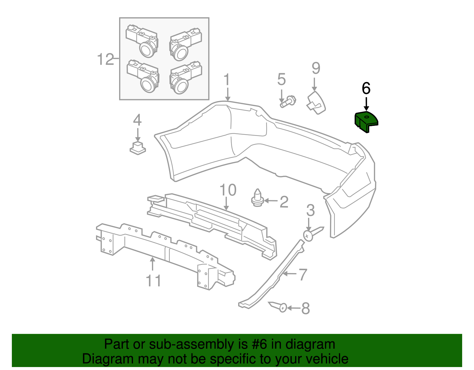 71555-S5A-000 - Bumper Cover Bracket 2001-2017 Honda | Honda Parts Online