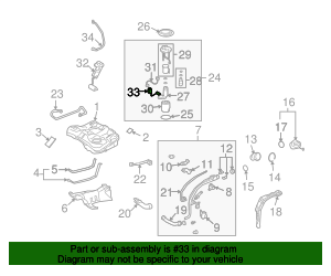 83320-02090 - Level Indicator - 2009-2013 Toyota Matrix | OEM Genuine ...