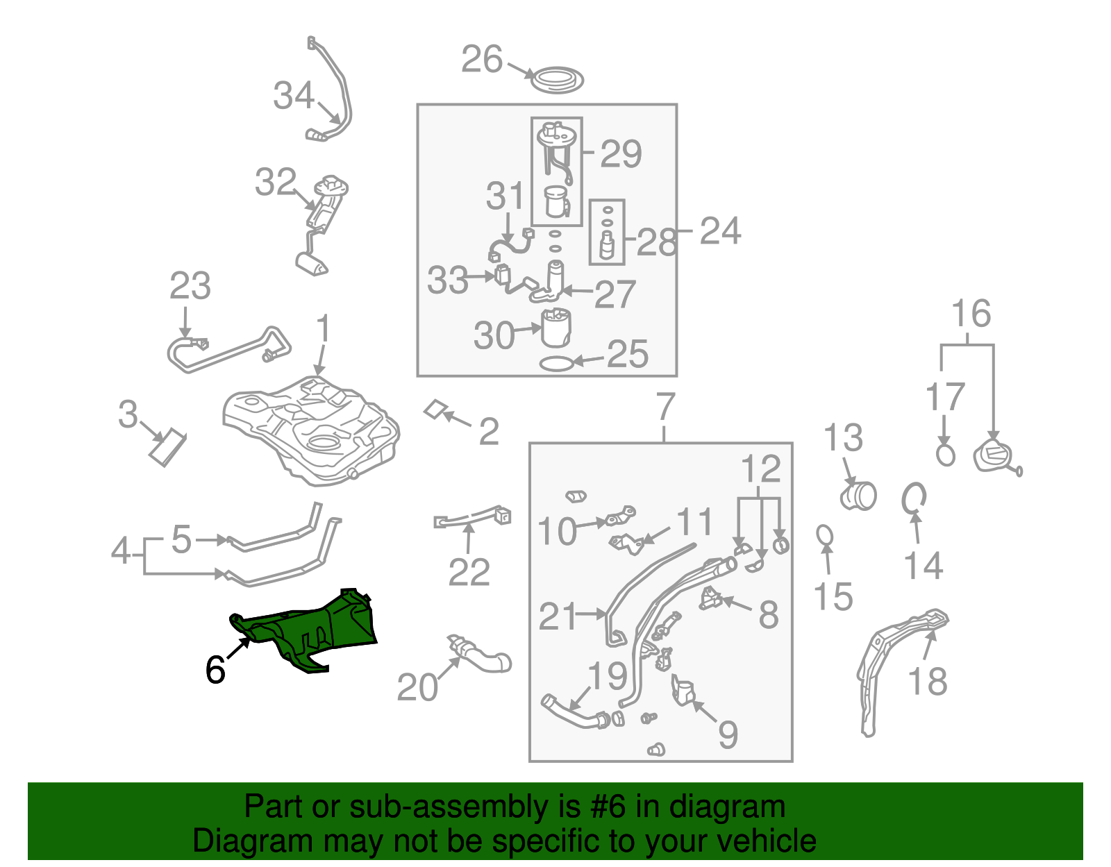 2009-2013 Toyota Matrix Tank Shield 77606-02060 | Toyota San Diego Parts
