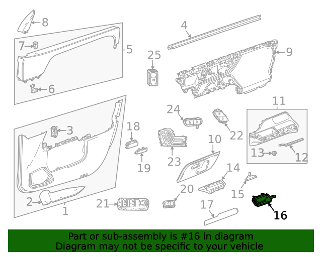 247-760-03-00-9051 - Handle, Inside 2020-2023 Mercedes-Benz | Mercedes ...