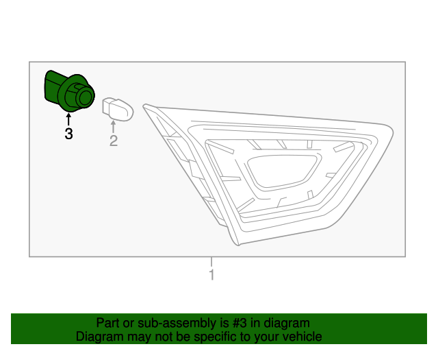 84247114 - Rear Lamp Socket 2014-2023 Chevrolet | AutoNationParts.com