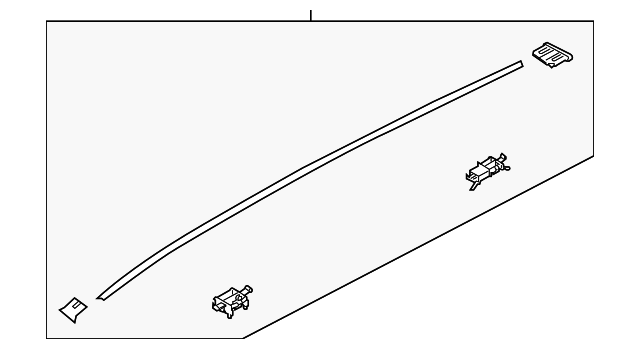 87240-S9000 - Roof Molding - 2020-2024 Kia Telluride | Kia Auto Parts