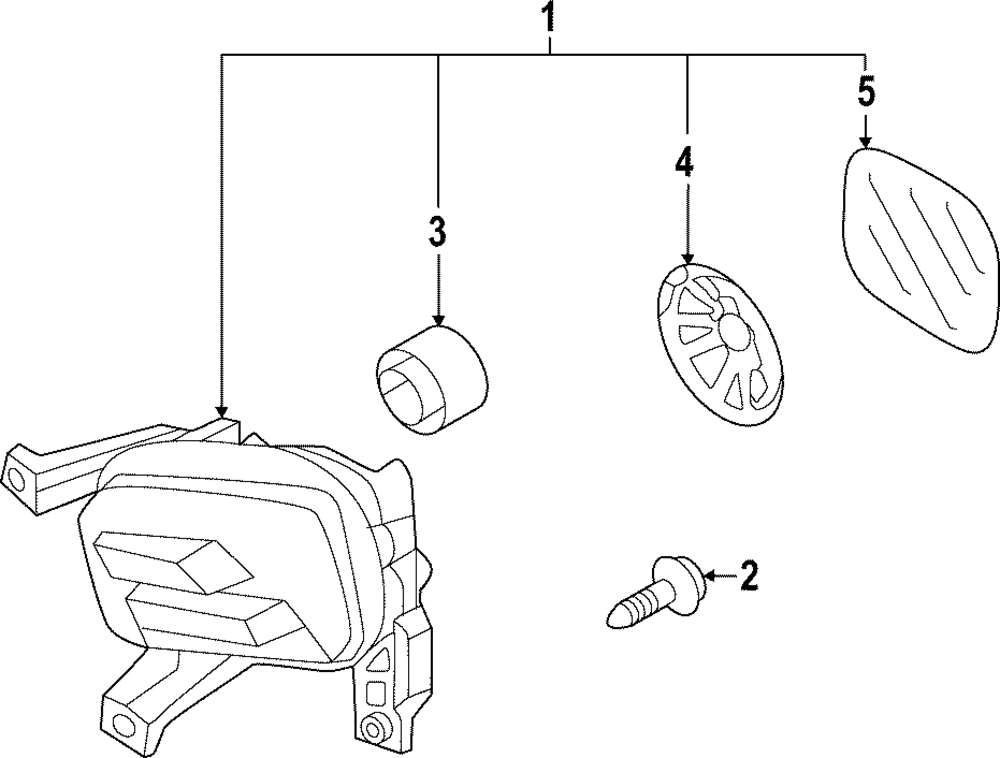 2023-2025 Kia Sportage Fog Lamp Assembly 92202-P1100 | Retail ...