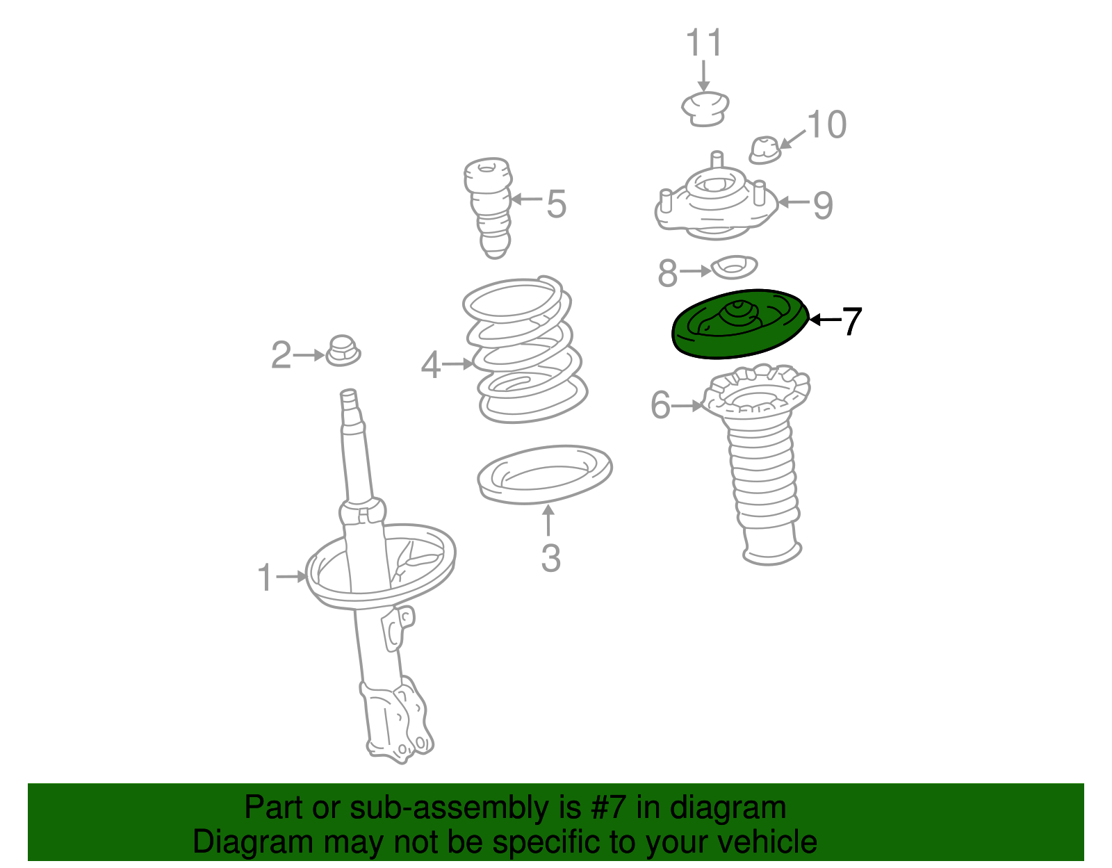 48044-02120 - 2009-2019 Toyota - Upper Seat | Sparks Parts
