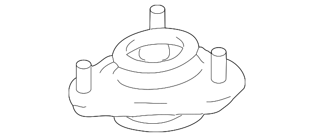 48609-02190 - Suspension Strut Mount (Left, Right, Front) - 2009-2019 ...