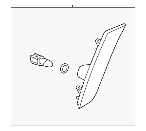 2014-2019 Cadillac Side Marker Lamp - Passenger Side (RH) 22874973 ...