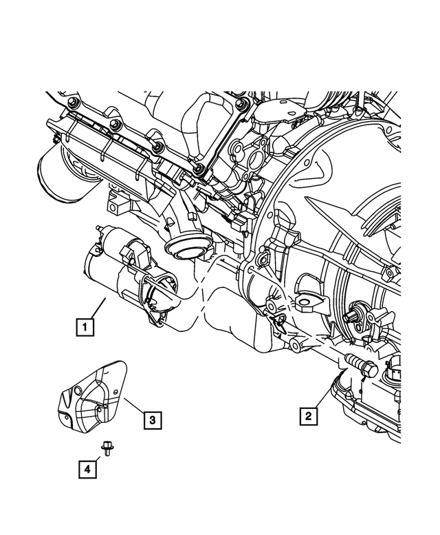2005-2018 Mopar Starter Shield 56044116AE | Genuine Mopar Parts Direct