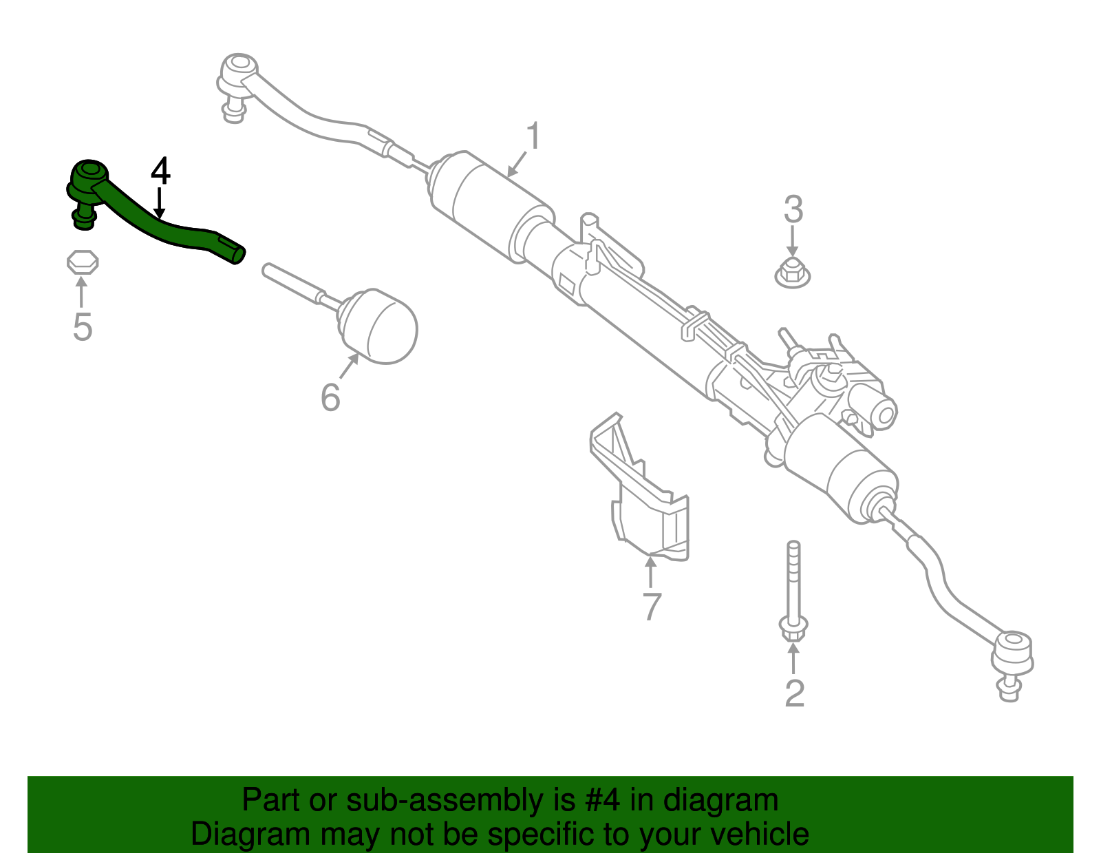 D8520-3KA0B - Outer Tie Rod 2013-2020 Infiniti | INFINITI Parts ...