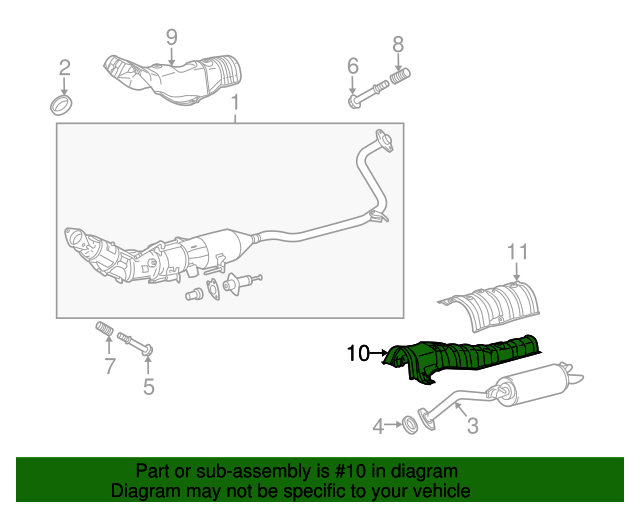 58153-47030 - Floor Pan Heat Shield 2010-2016 Toyota | AutoNation Parts