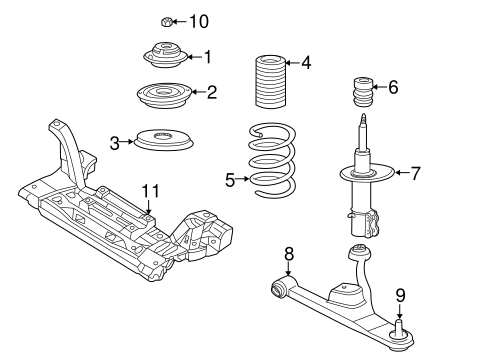 Suspension Components for 2005 Chrysler PT Cruiser | TascaParts.com