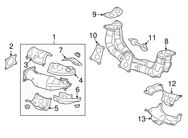 44616AA220 - Exhaust Manifold Gasket - 2014-2020 Subaru | Subaru Parts ...
